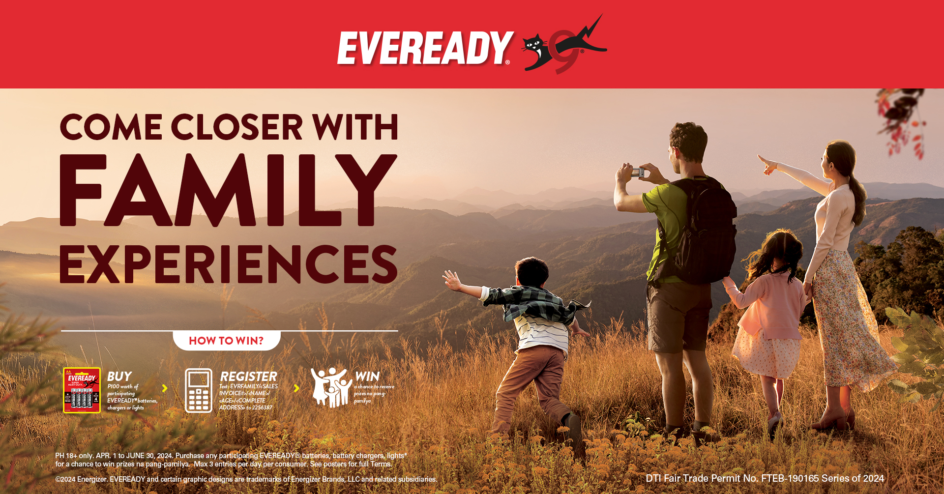 Eveready Family Experiences Promo 2024